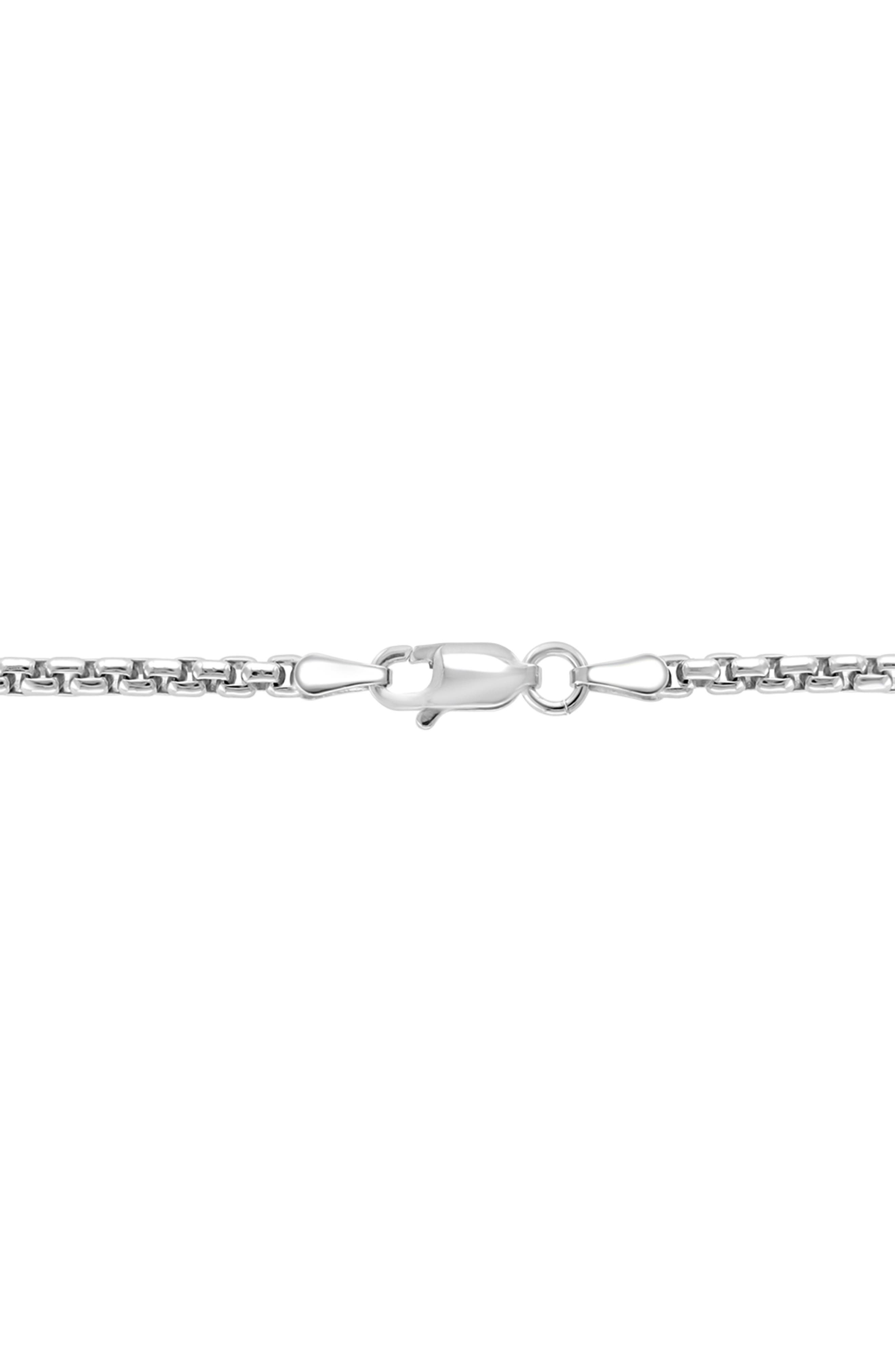 EFFY Men's Sterling Silver & 18K Rose Gold Pavé Black Sapphire Dog Tag ...