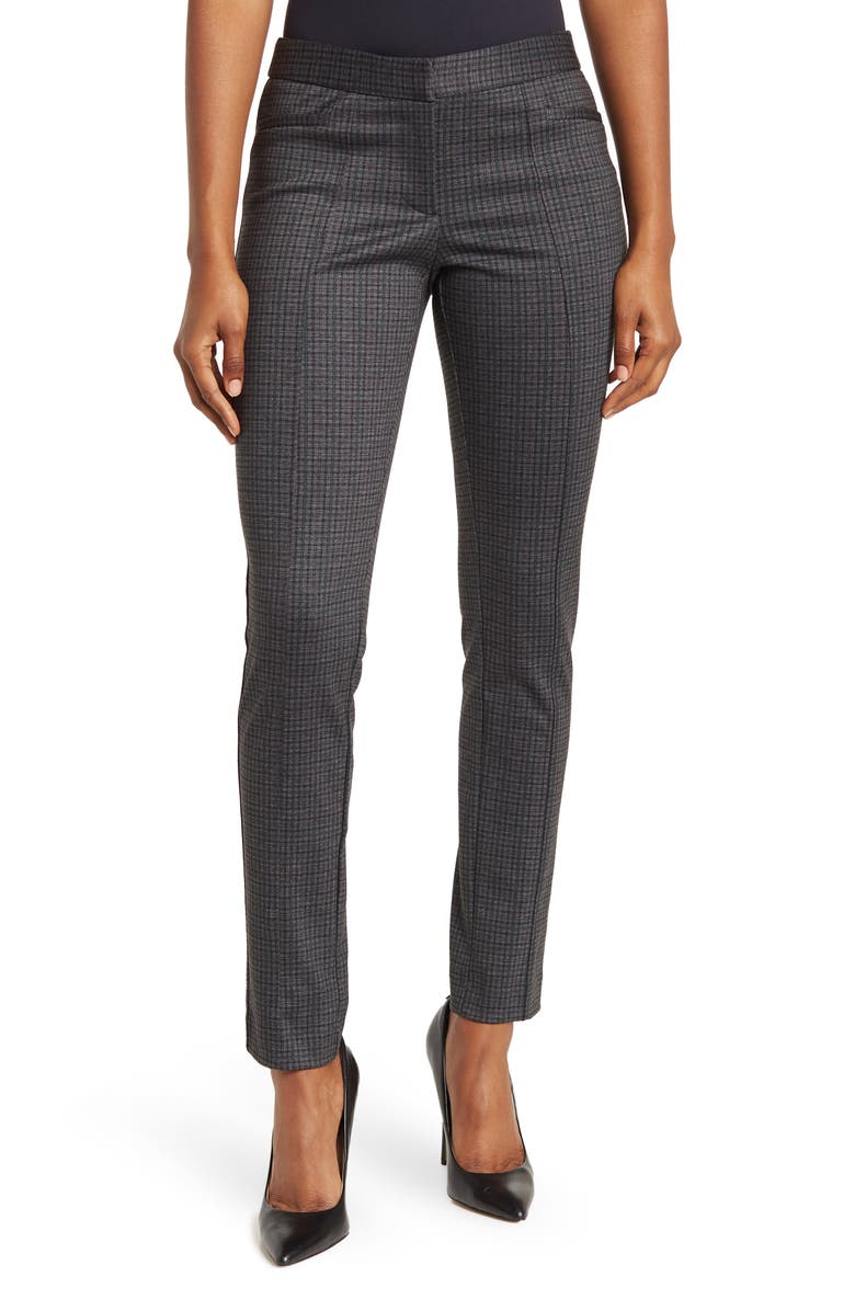 Amanda & Chelsea AMANDA AND CHELSEA Stitch Down Mini Check Print Narrow ...