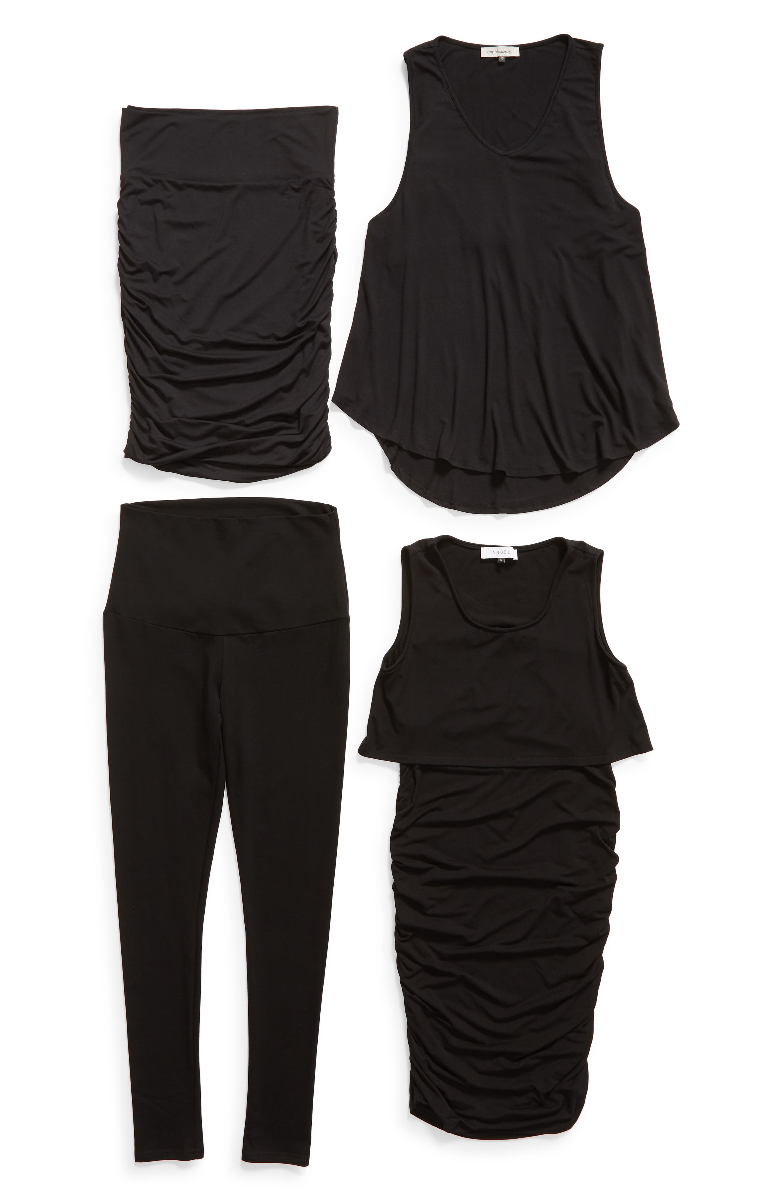 Angel Maternity The Comfortable Bump 4-Piece Maternity Starter Kit ...