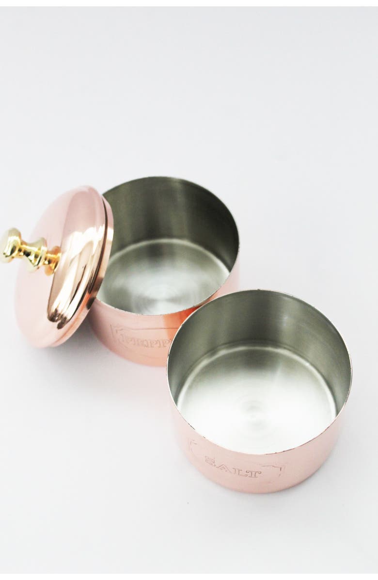 Coppermill Kitchen Vintage Inspired Copper Salt & Pepper Cellar | Nordstrom