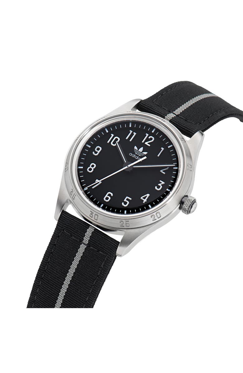 adidas Code Four Nylon Strap Watch, 42mm | Nordstromrack