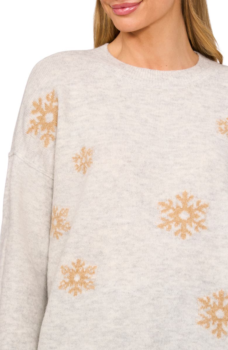 CeCe Falling Snow Cozy Sweater | Nordstromrack