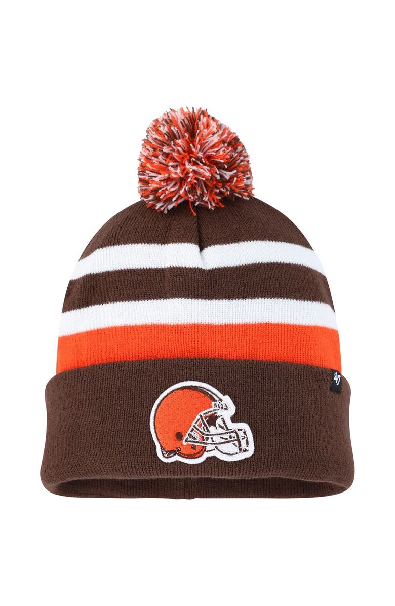 '47 Men's '47 Brown Cleveland Browns State Line Cuffed Knit Hat with ...