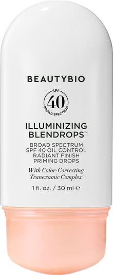 BeautyBio Illuminizing Blendrops™ Broad Spectrum SPF 40 Priming Drops ...
