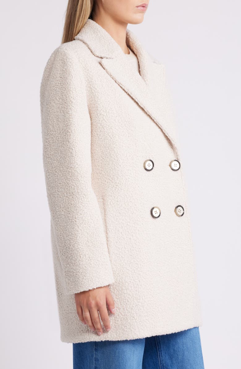BCBGeneration Double Breasted Boucle Coat | Nordstromrack