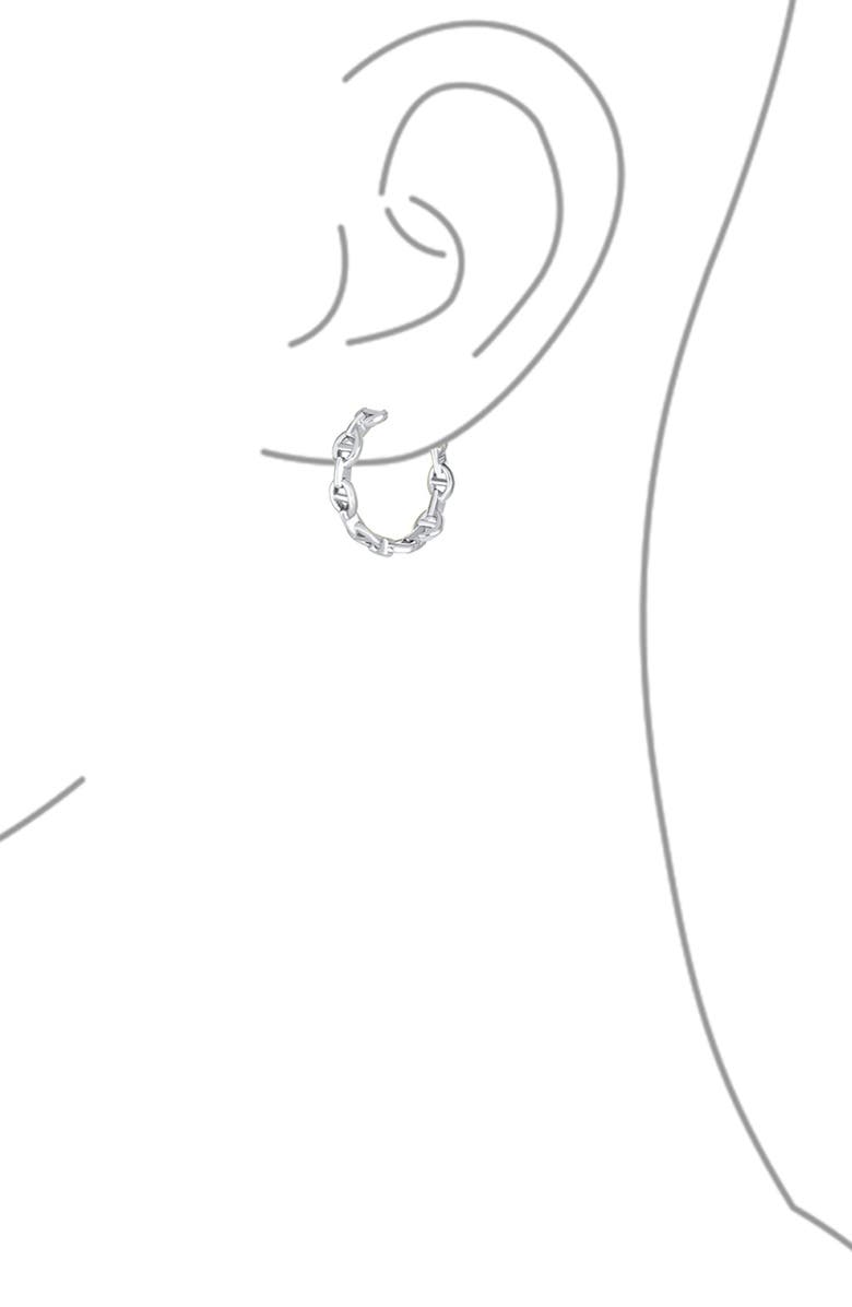BLING JEWELRY Mariner Chain Link Hoop Earrings | Nordstromrack