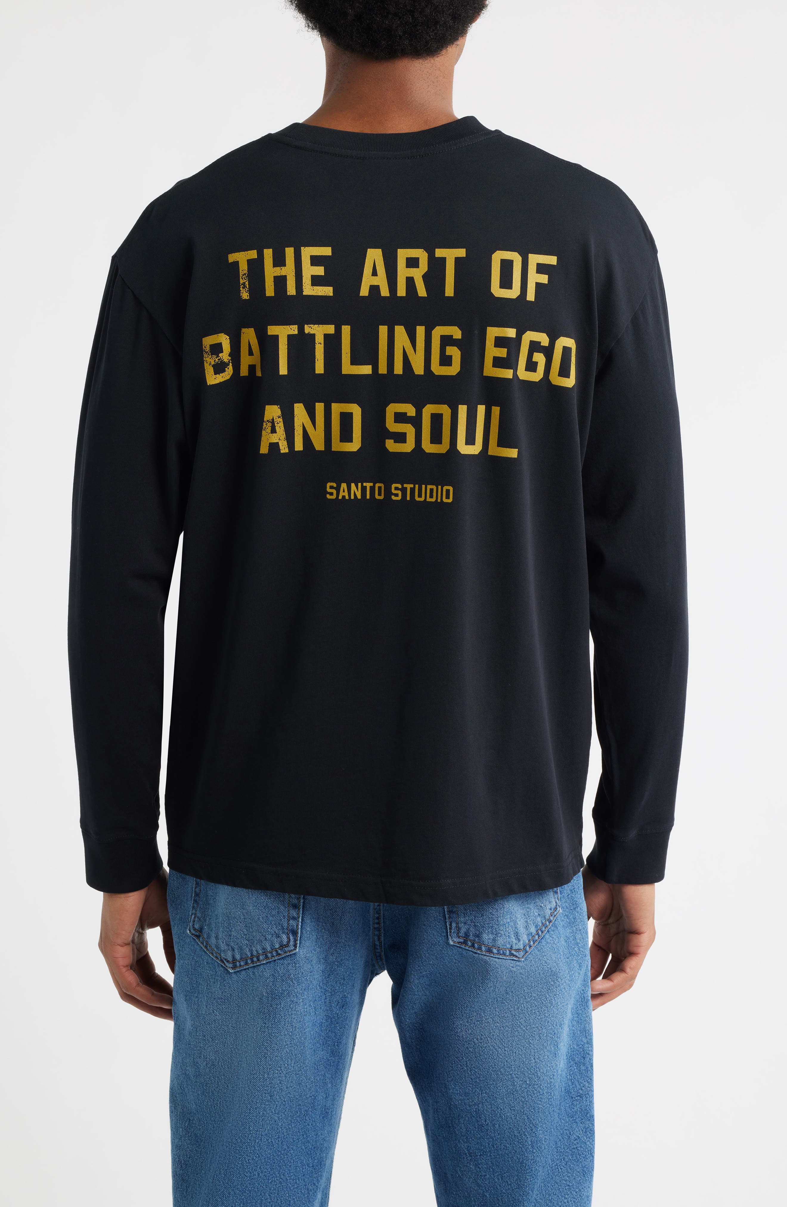 SANTO STUDIO Boxing Division Long Sleeve Graphic T-Shirt | Nordstrom