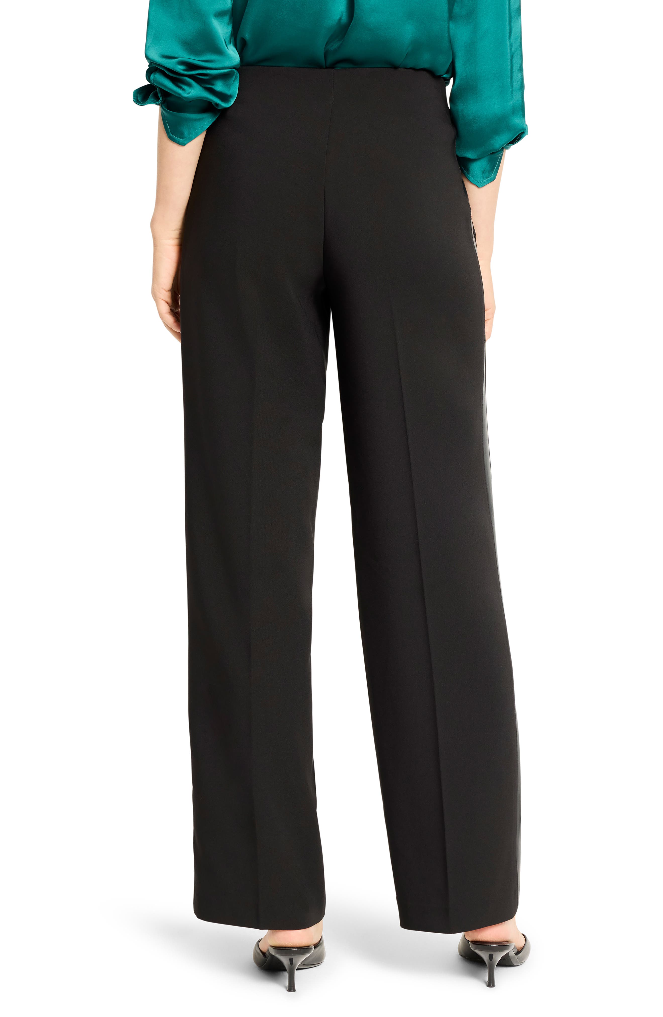NIC+ZOE Lenox Wide Leg Tuxedo Pants | Nordstromrack