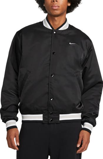 Nike Dugout Satin Baseball Jacket | Nordstrom