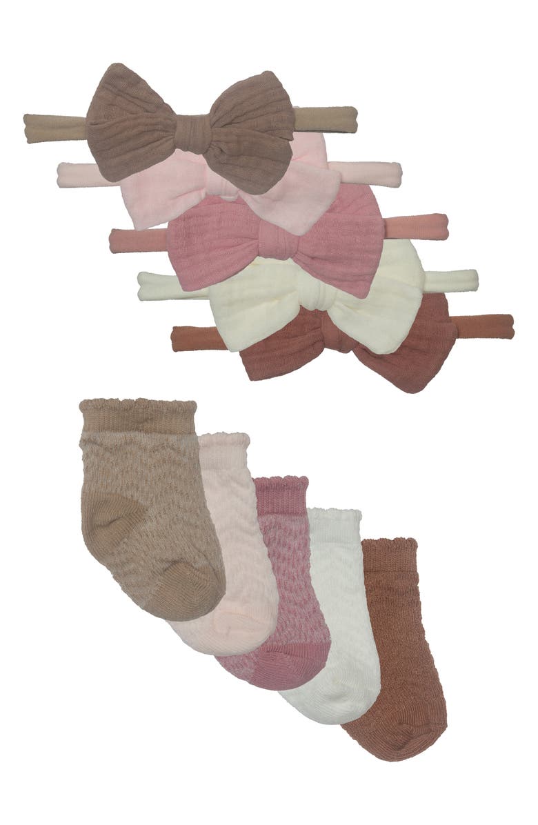 Little Me Crew Socks & Headband Gift Set | Nordstromrack