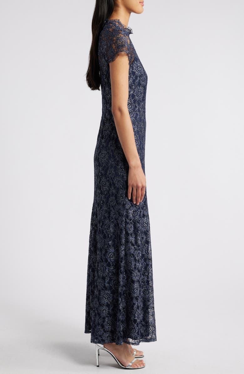 Maggy London Metallic Floral Lace Gown | Nordstromrack