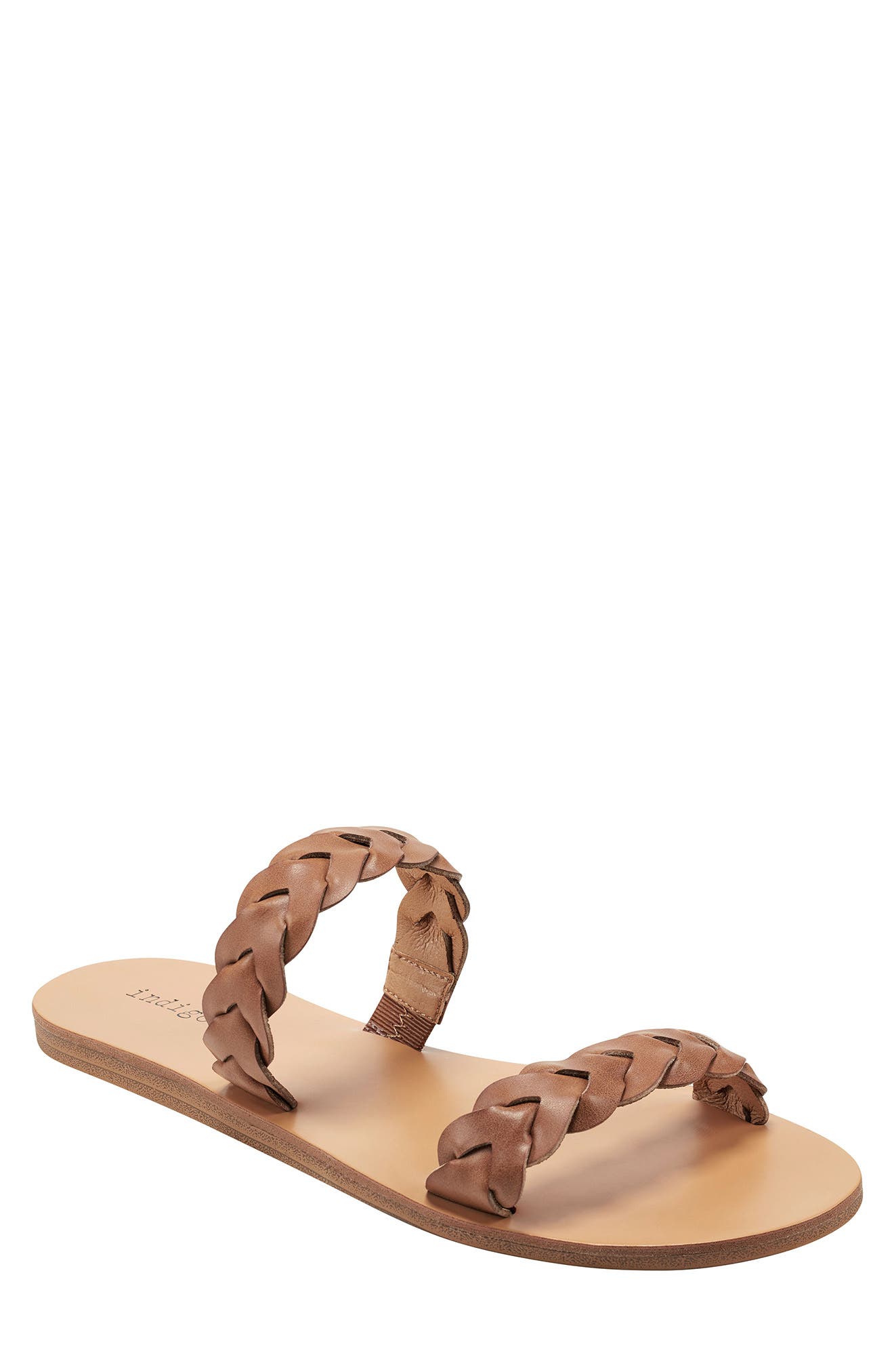 Indigo Rd Plum Braided Strap Slide Sandal (Women) | Nordstromrack