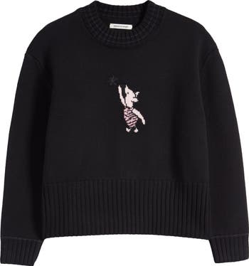 CONNOR MCKNIGHT x Disney Piglet Intarsia Merino Wool Sweater ...