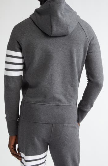 Thom Browne Classic 4-Bar Zip Cotton Hoodie | Nordstrom Thom Browne Classic 4-Bar Zip Cotton Hoodie | Nordstrom