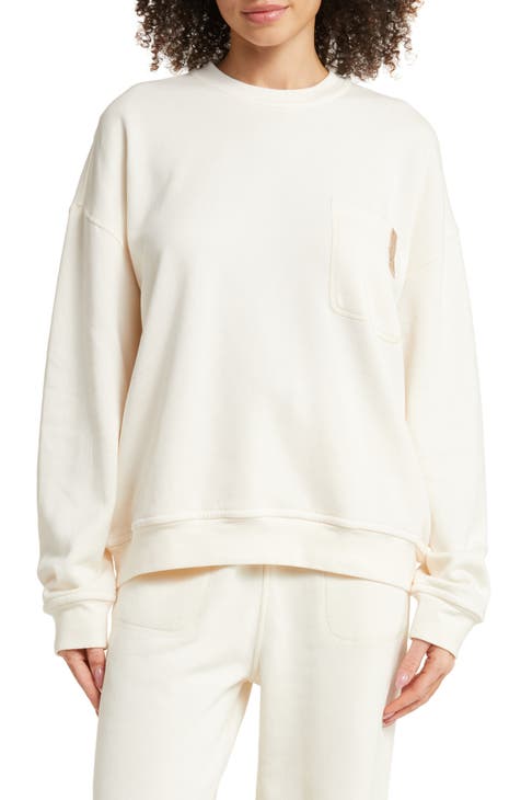 Women's White Crewneck Sweatshirts | Nordstrom