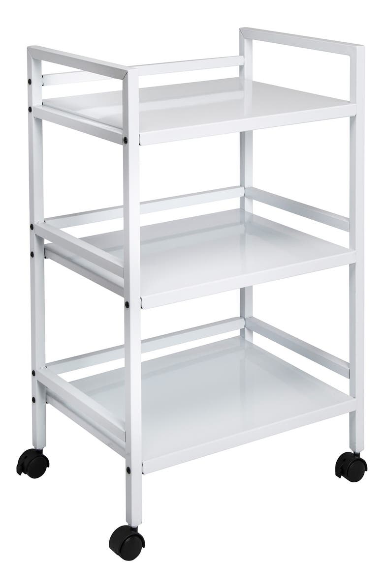HONEY-CAN-DO Metal Rolling Cart - White | Nordstromrack