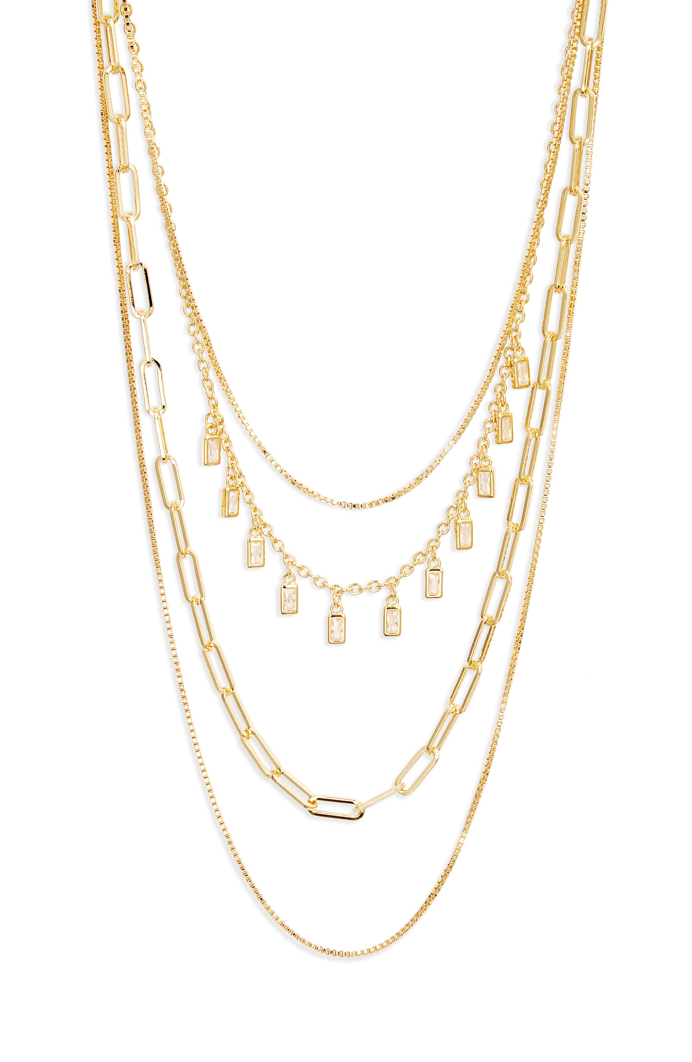 Nordstrom Layered Chain Necklace | Nordstromrack