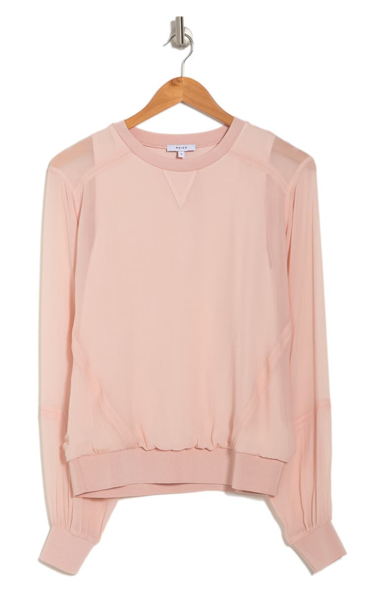Reiss Marlena Balloon Sleeve Crewneck | Nordstromrack