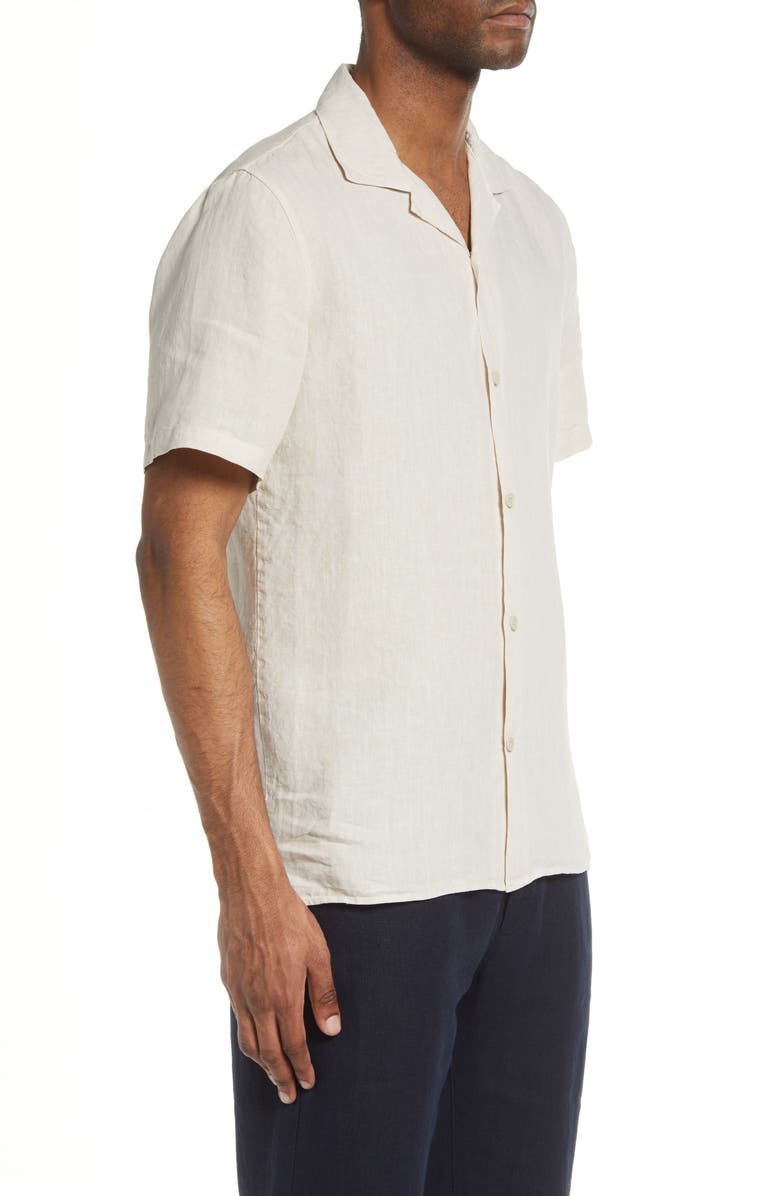 NN07 Men's Miyagi Linen Camp Shirt | Nordstrom