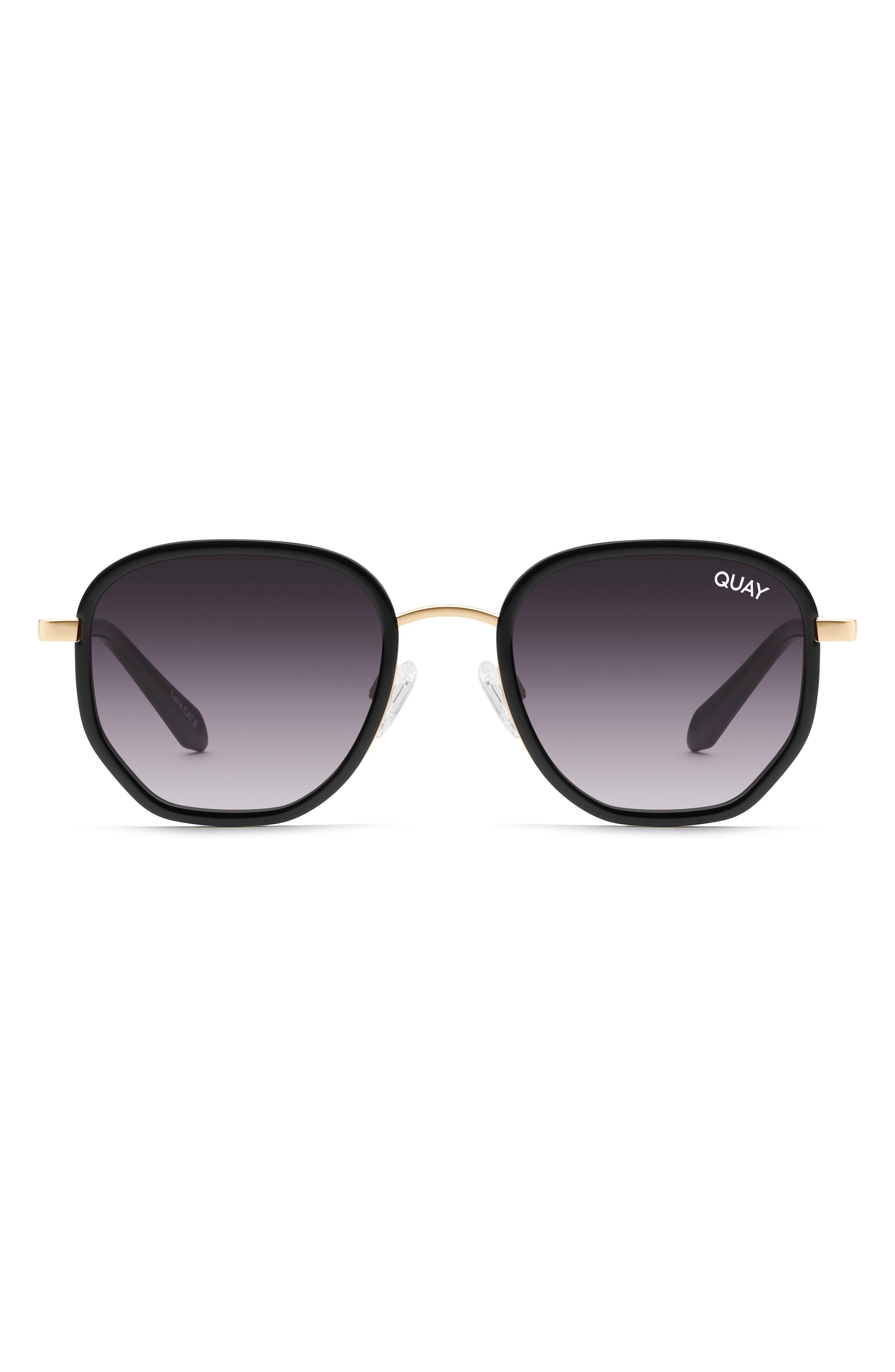 QUAY Big Time Remixed 46mm Gradient Square Sunglasses | Nordstrom