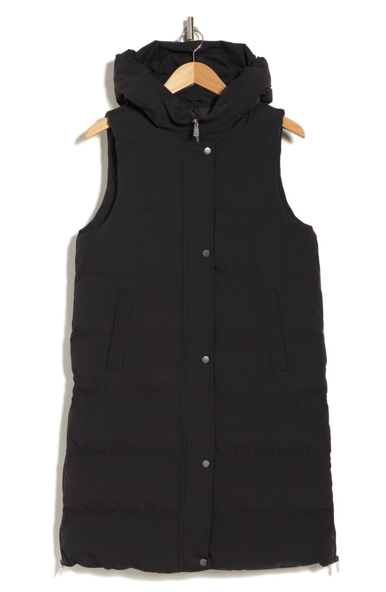 KYODAN Hooded Quilted Long Vest | Nordstromrack