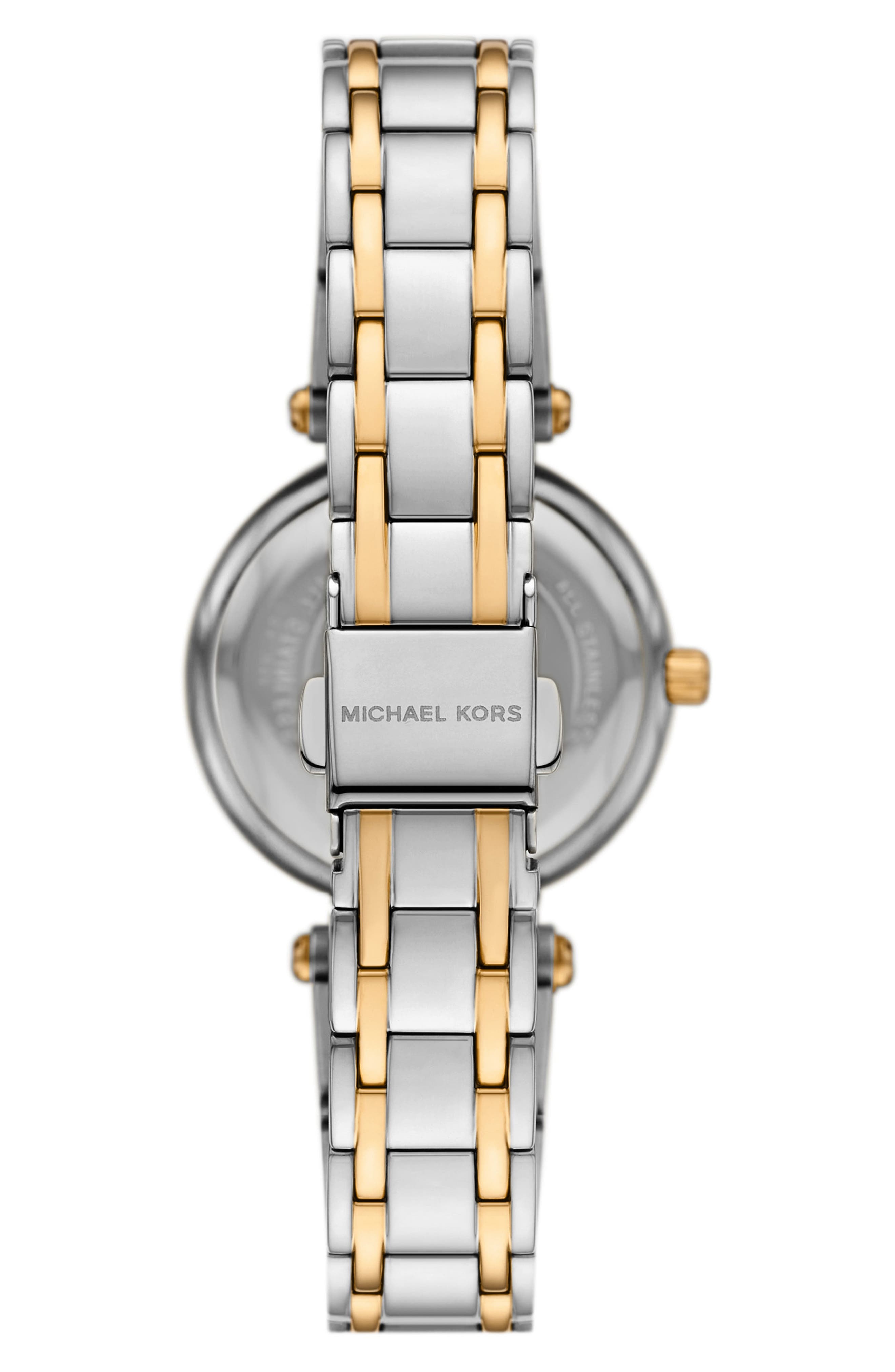 MICHAEL Michael Kors Laney Two-Tone Quartz Bracelet Watch, 30mm ...