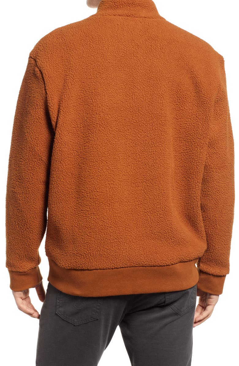 Madewell Resourced High Pile Fleece Half Zip Sweatshirt | Nordstromrack