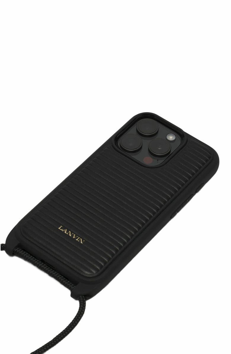 Lanvin Concerto Arpège Leather Case For Iphone 15 | Nordstrom