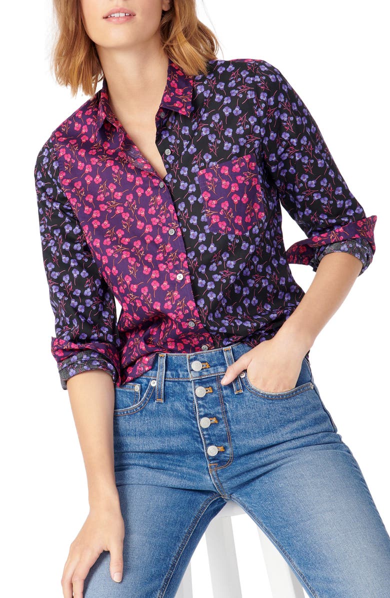 J.Crew Liberty® Print Slim Perfect Shirt | Nordstrom