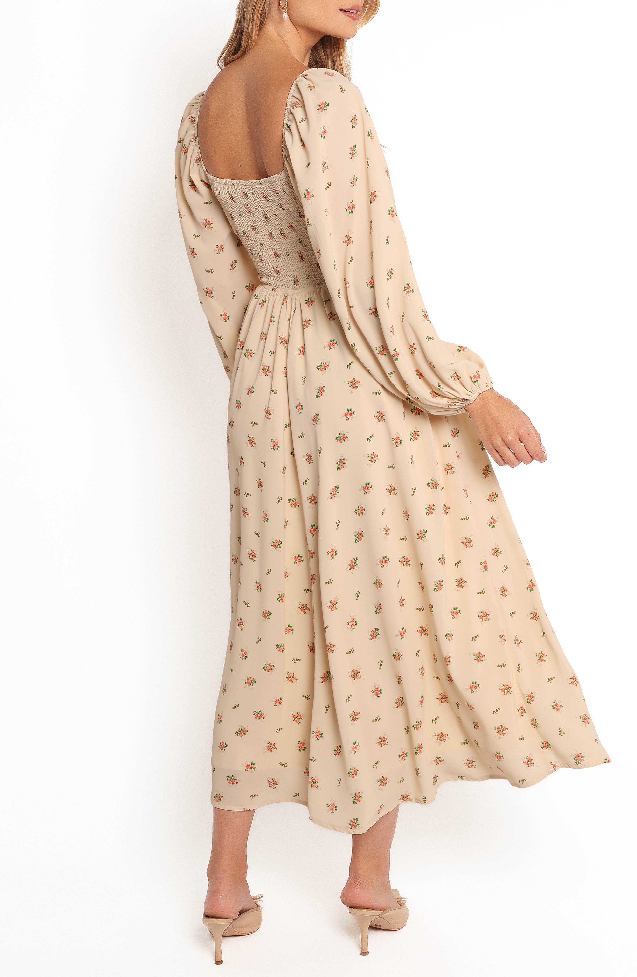 Petal & Pup Maureen Floral Long Sleeve Midi Dress | Nordstromrack