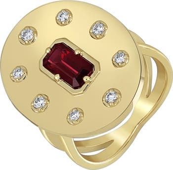 Bony Levy Ruby & Diamond Statement Ring | Nordstrom