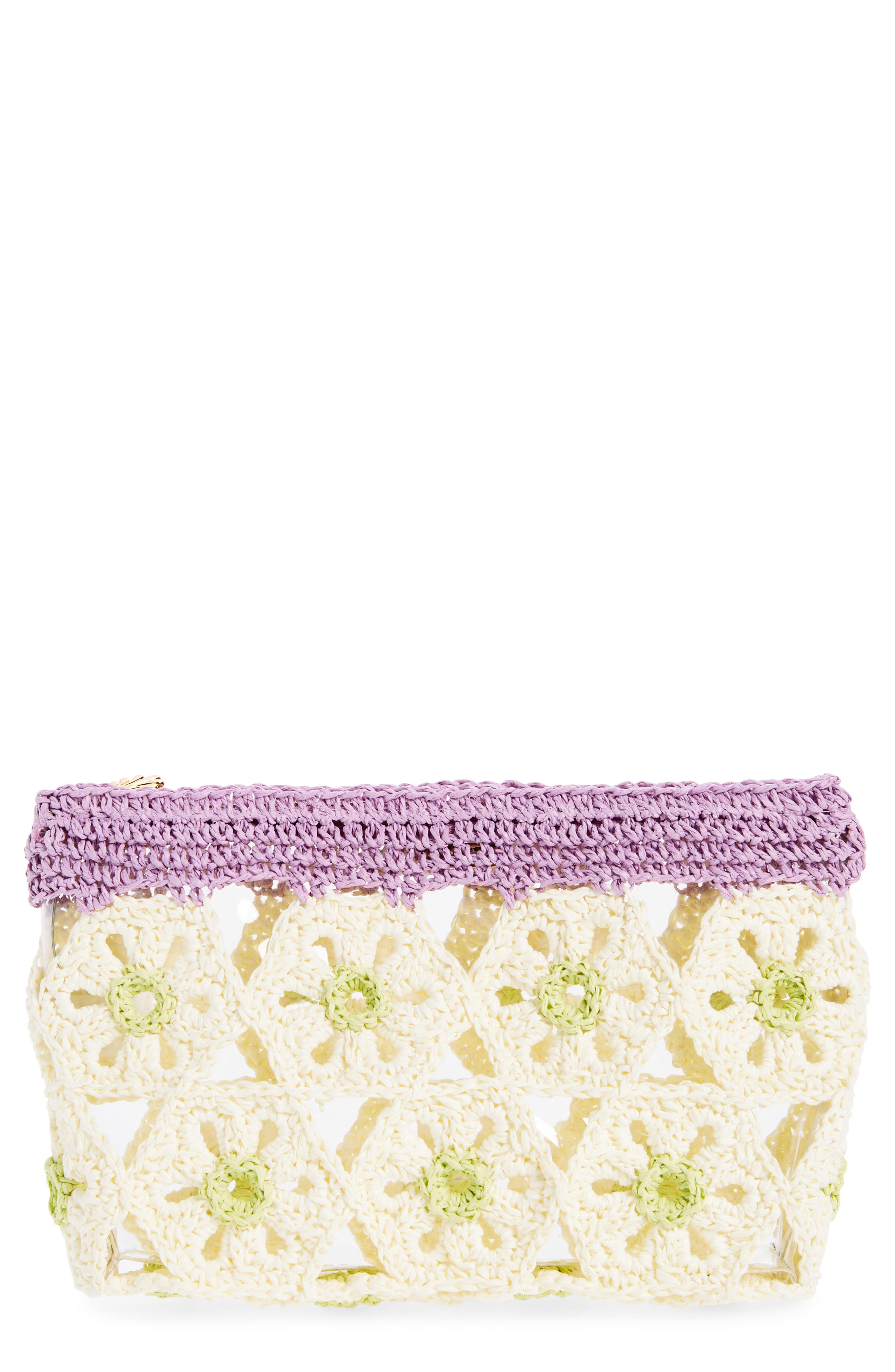 Lele Sadoughi Marigold Large Crochet Pouch | Nordstromrack