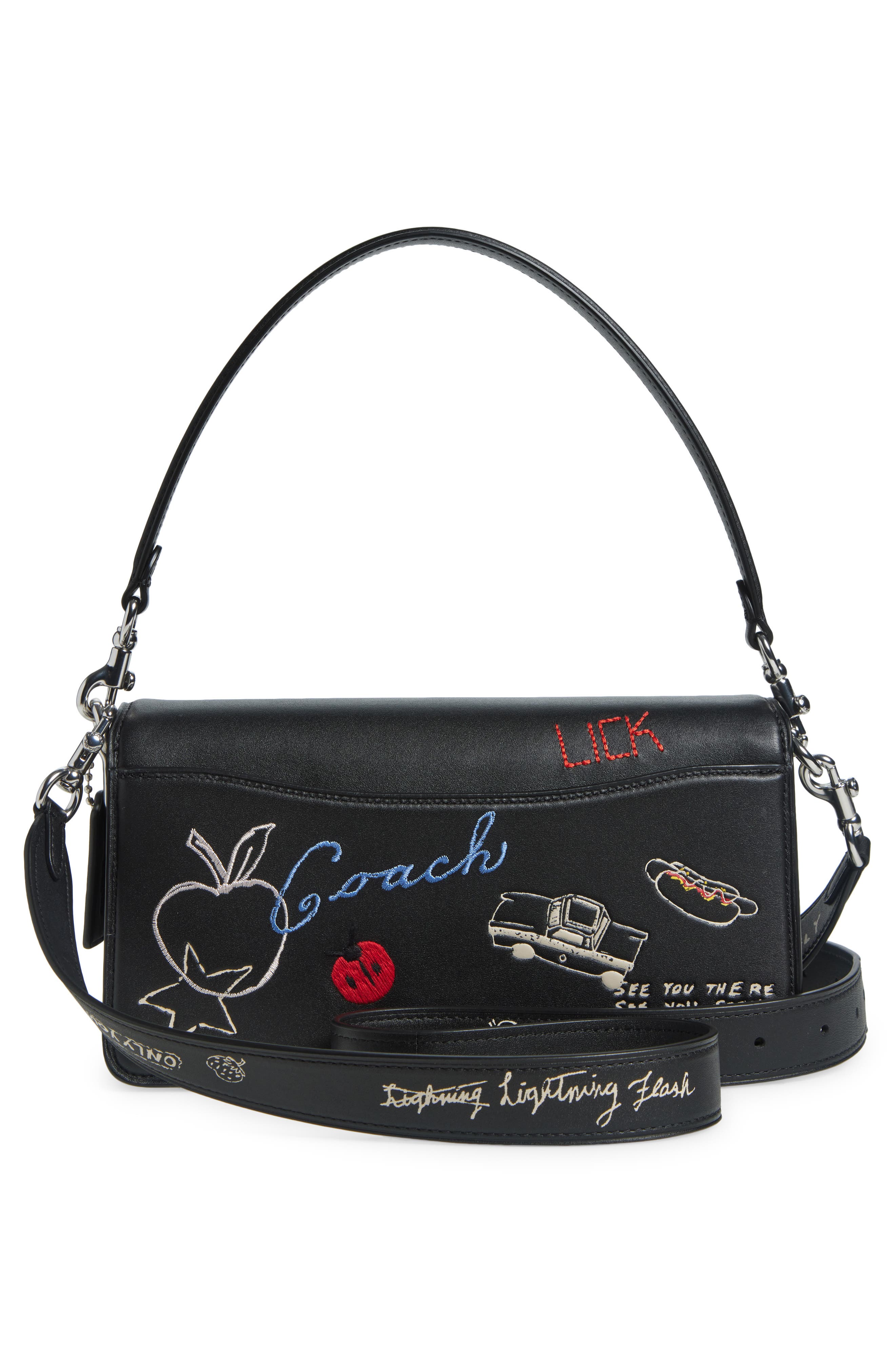 COACH Tabby Sketch Print Leather Shoulder Bag | Nordstrom
