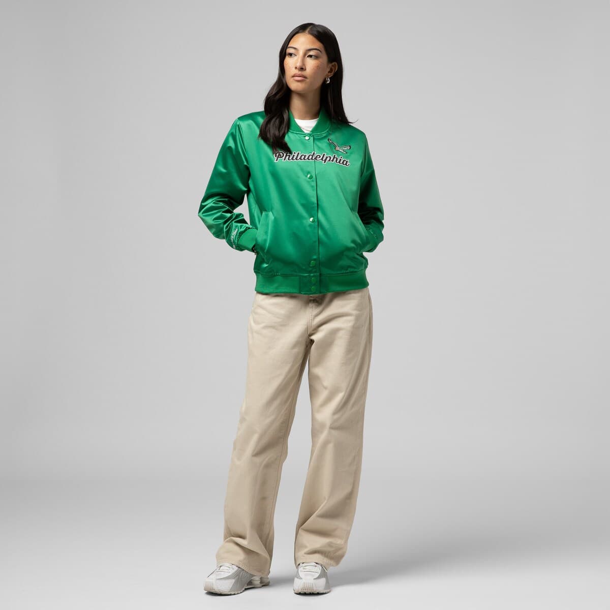 Mitchell & Ness Women's Mitchell & Ness Kelly Green Philadelphia Eagles ...