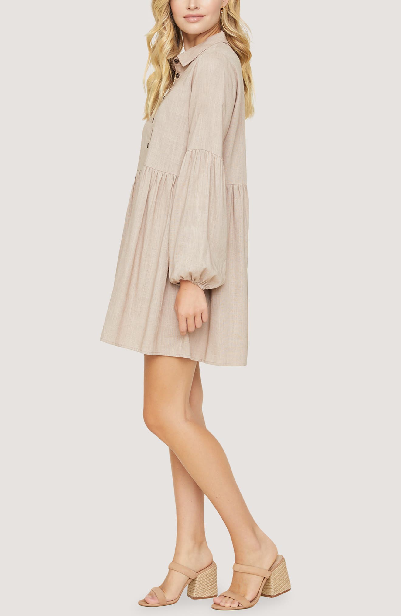 Lost + Wander Weekend Bliss Long Sleeve Minidress | Nordstromrack