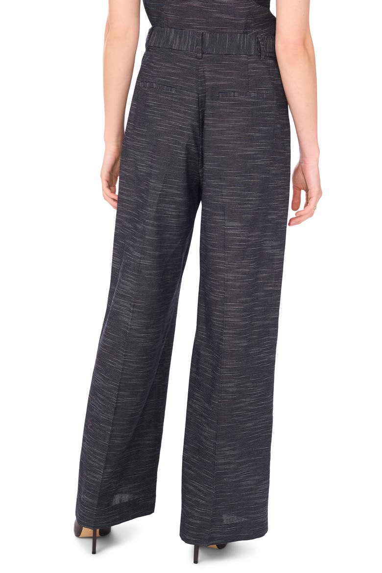 Stripe Button Tab High Waist Wide Leg Pants (Women) | Nordstromrack