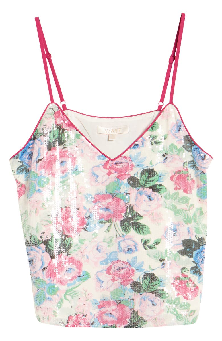 WAYF Fontane Sequin Swing Camisole | Nordstromrack