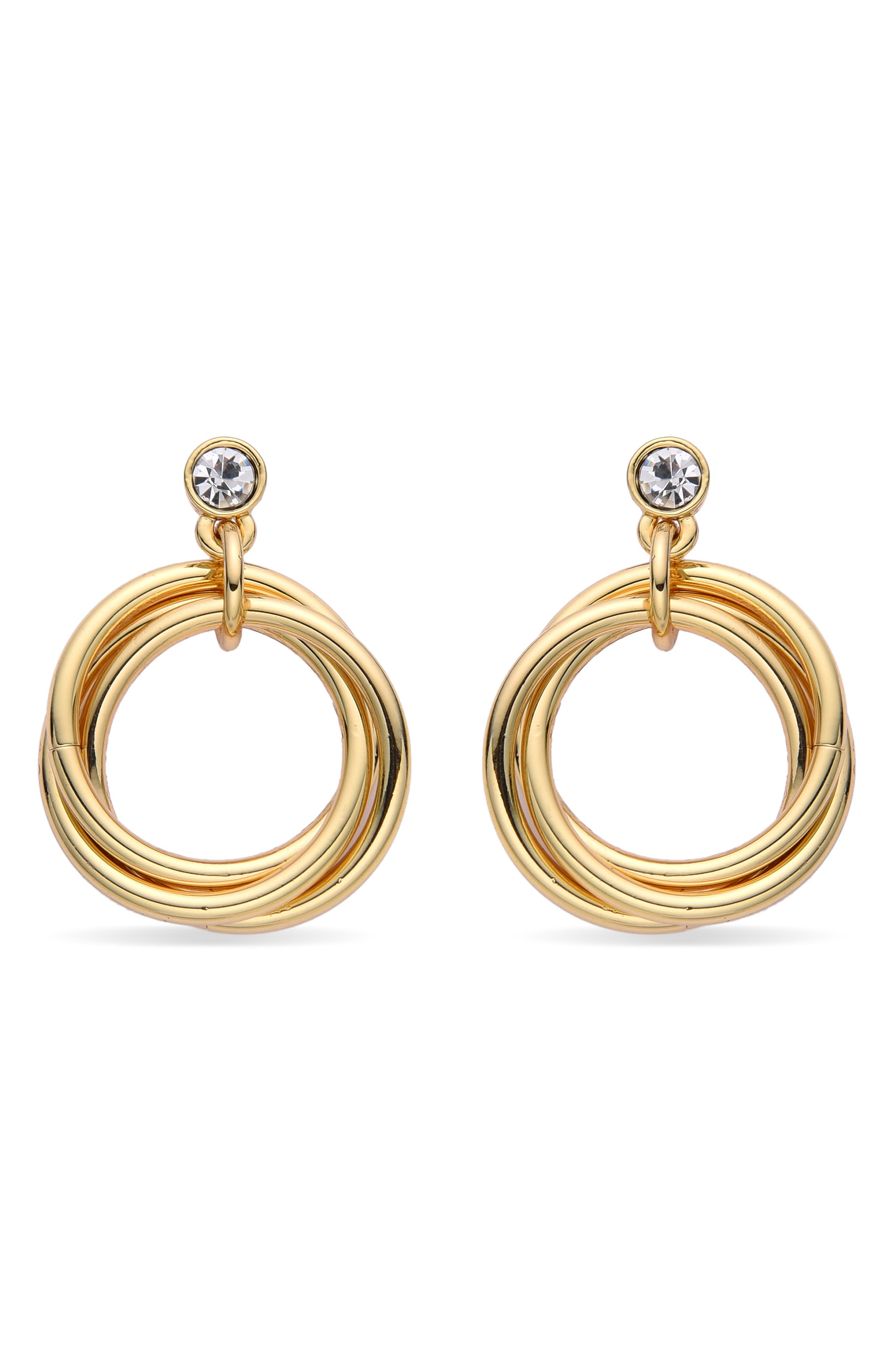 EYE CANDY LOS ANGELES Margot Crystal Loop Drop Earrings | Nordstromrack