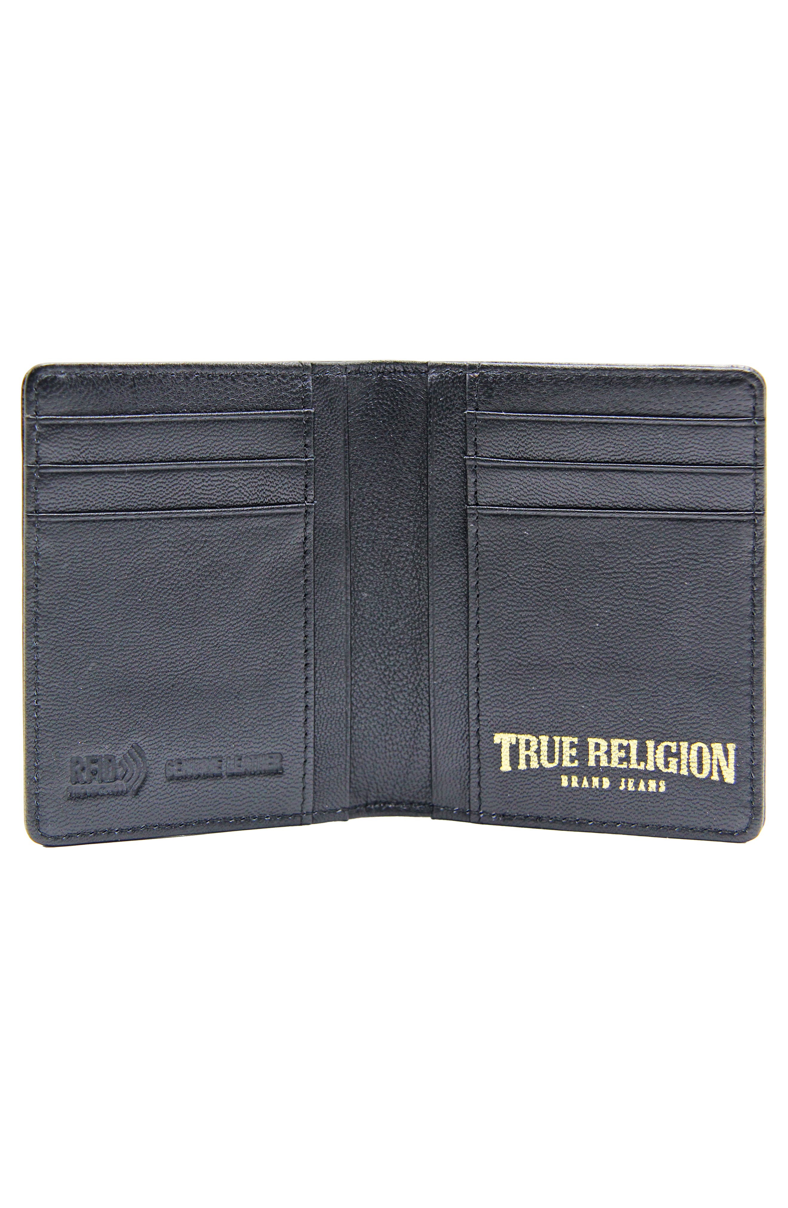 True Religion Kan Horseshoe Leather Bifold Wallet | Nordstromrack