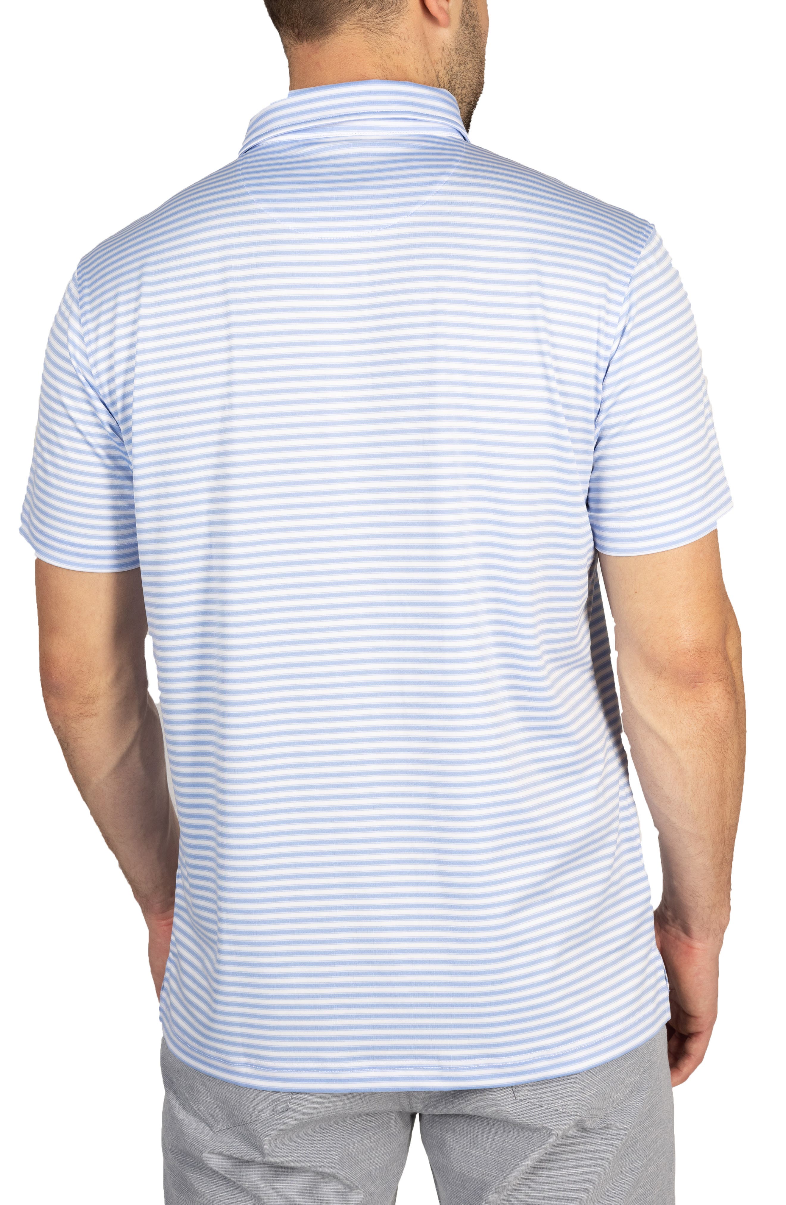 TailorByrd Core Stripe Print Performance Polo | Nordstromrack