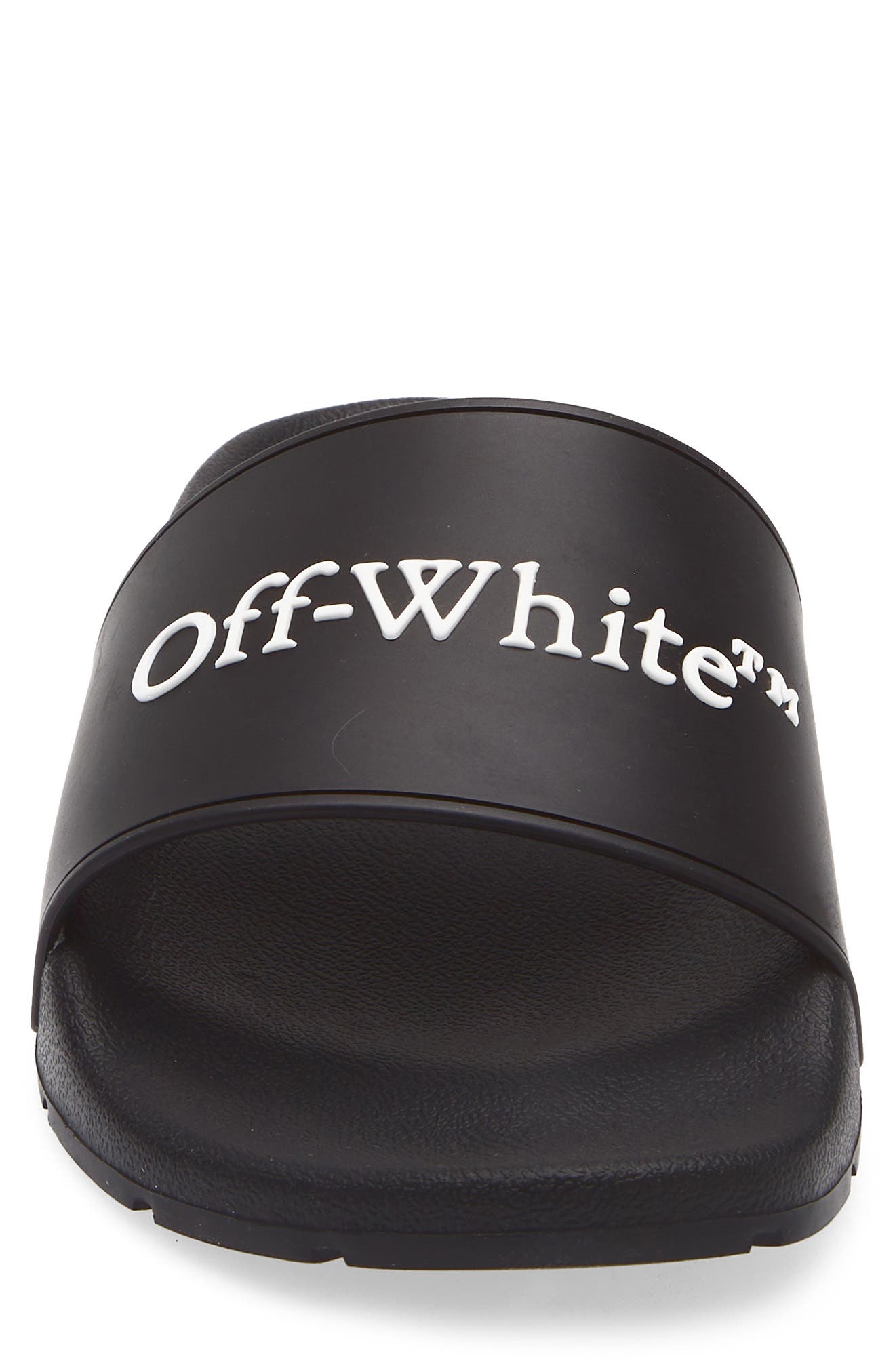 Off-White Bookish Logo Slide Sandal (Men) | Nordstromrack