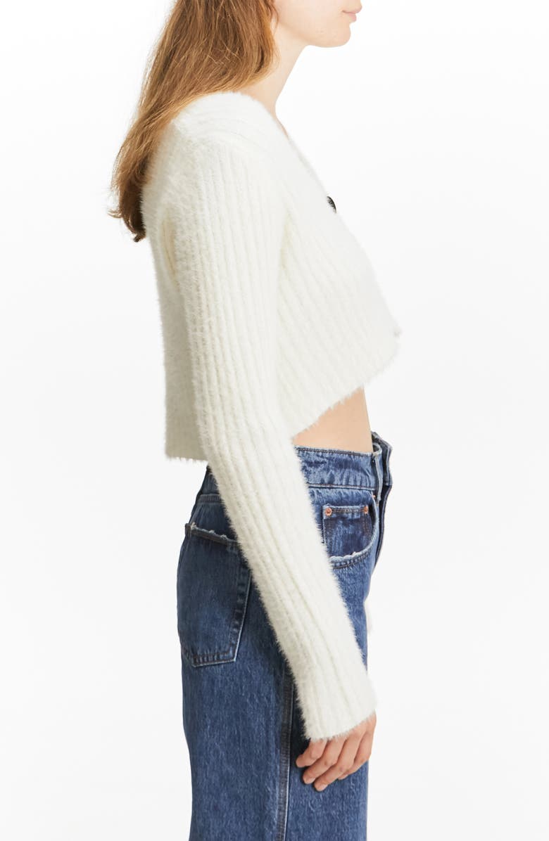 BDG Urban Outfitters Rochelle Fluffy Crop Cardigan | Nordstromrack