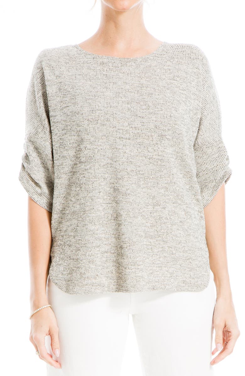 MAX STUDIO Ruched Sleeve Top | Nordstromrack