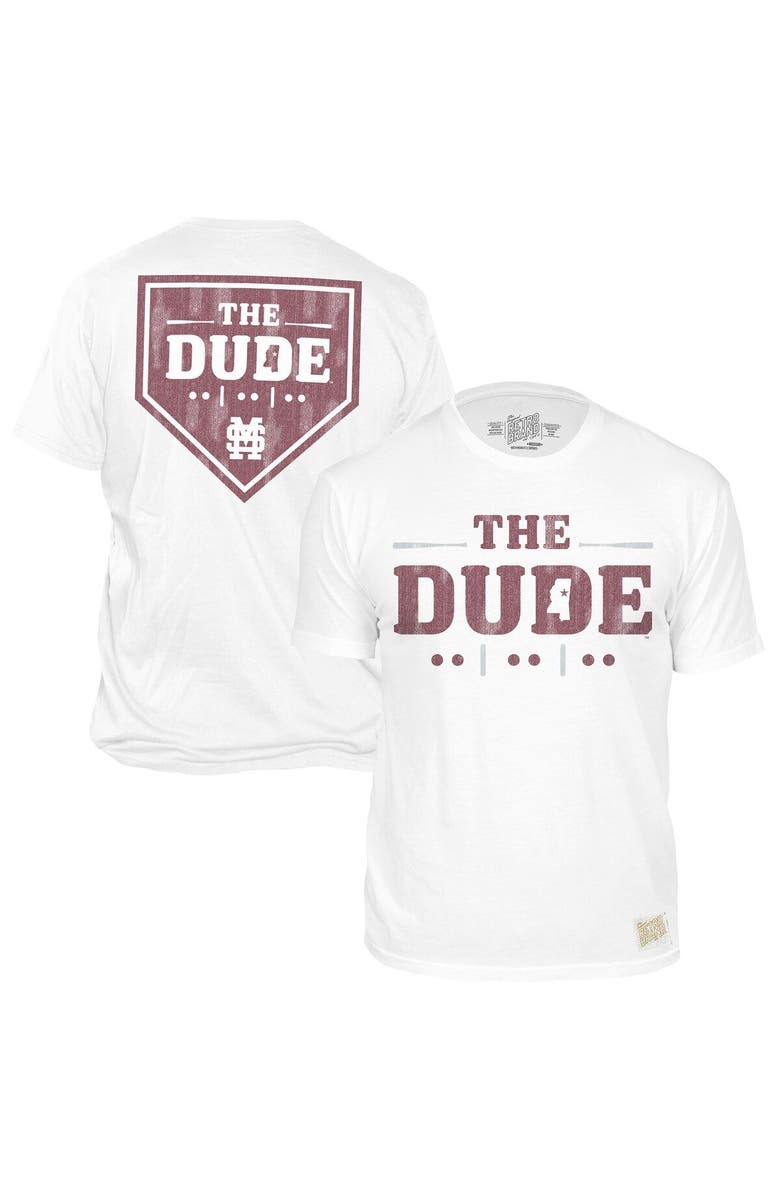 Retro Brand Men's Original Retro Brand White Mississippi State Bulldogs ...