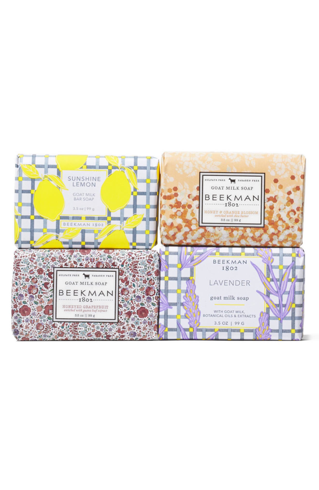 Beekman 1802 Assorted 4-Pack Goat Milk Bar Soaps | Nordstromrack
