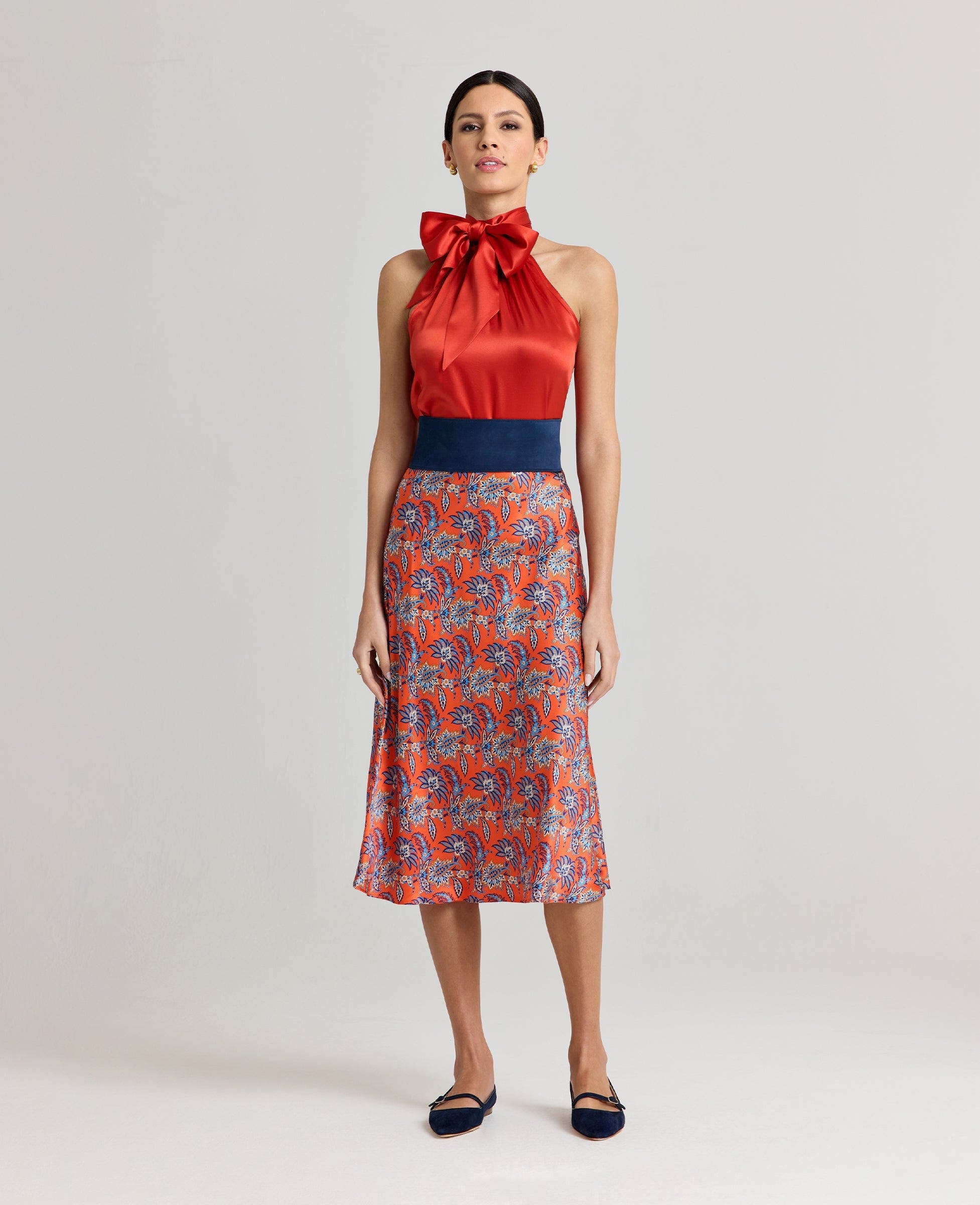 Sidney Midi Slip Silk Skirt (Women) | Nordstrom