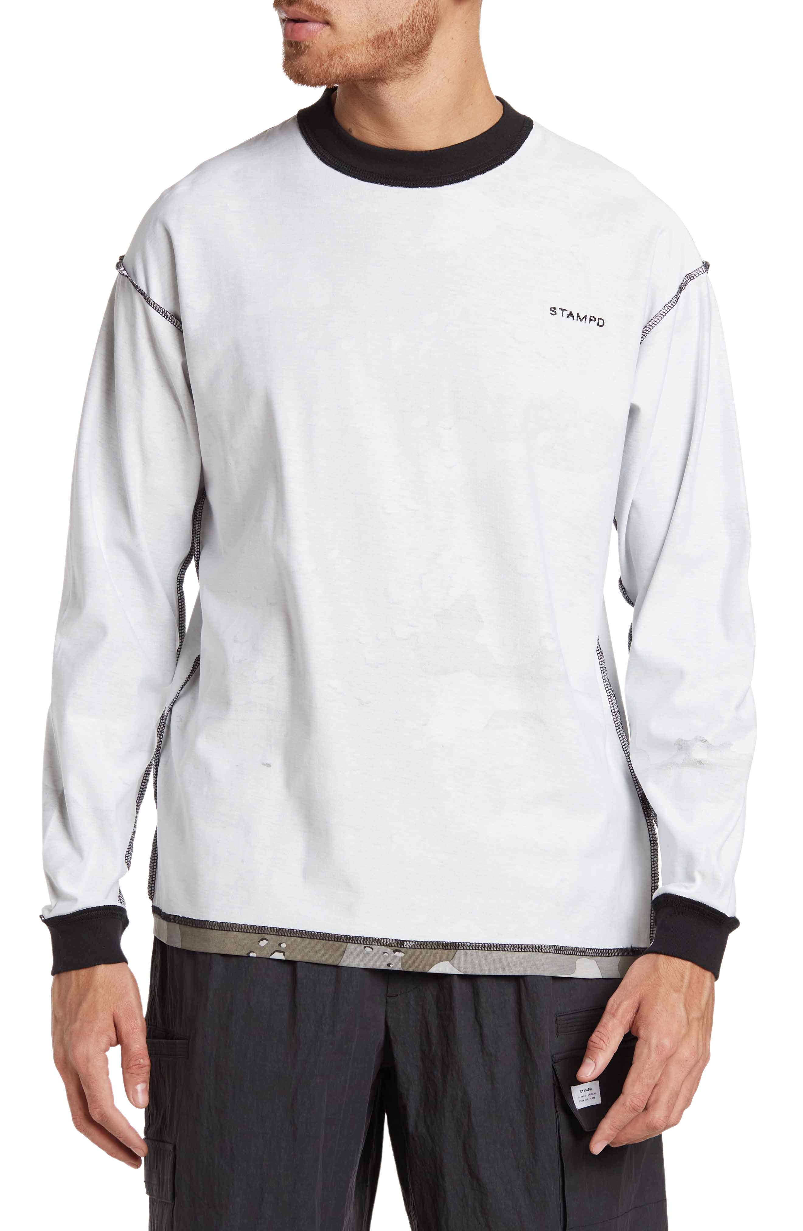 STAMPD Shadow Camo Long Sleeve T-Shirt | Nordstromrack