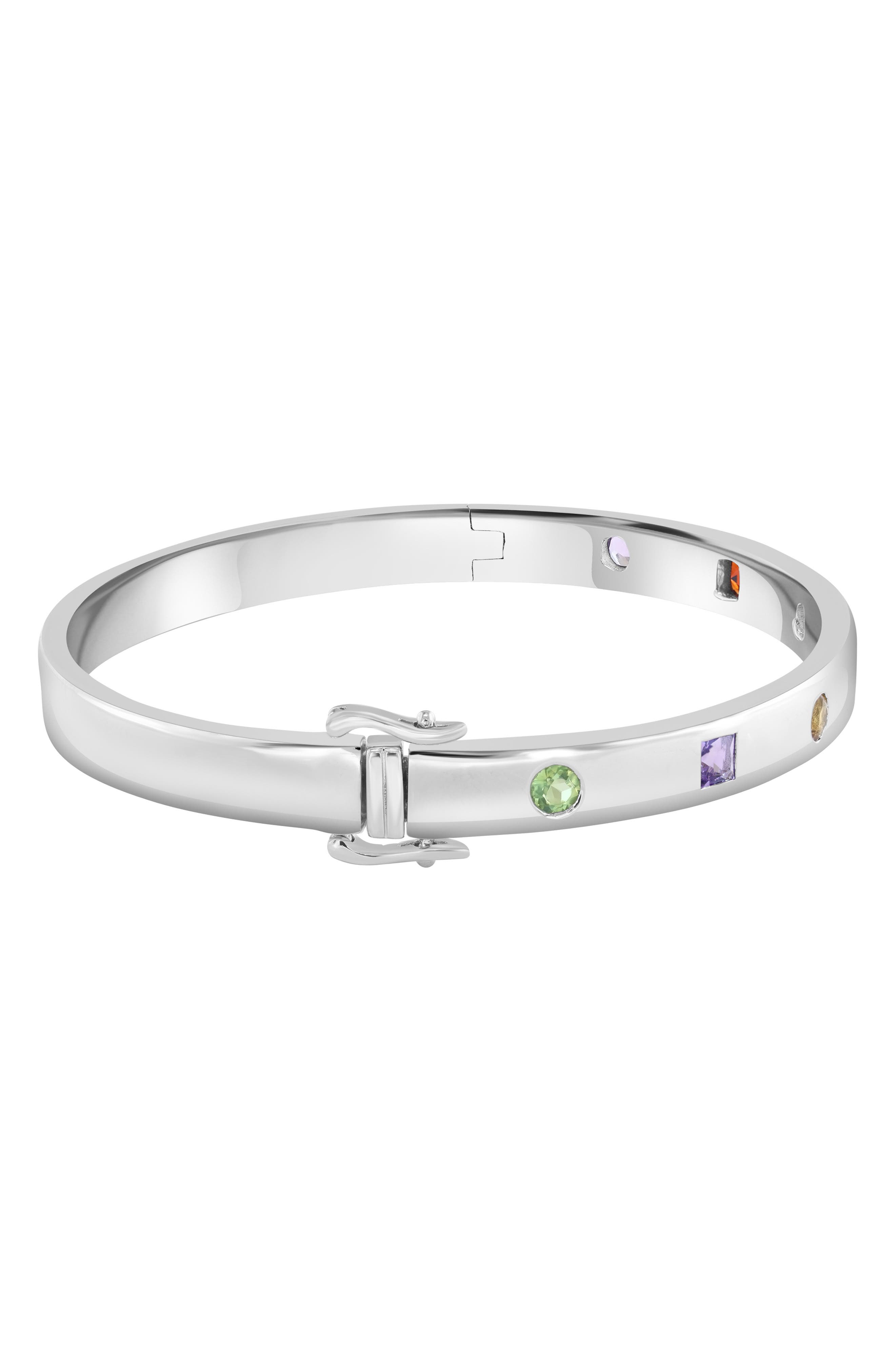 EFFY Sterling Silver Flush Stone Bracelet | Nordstromrack