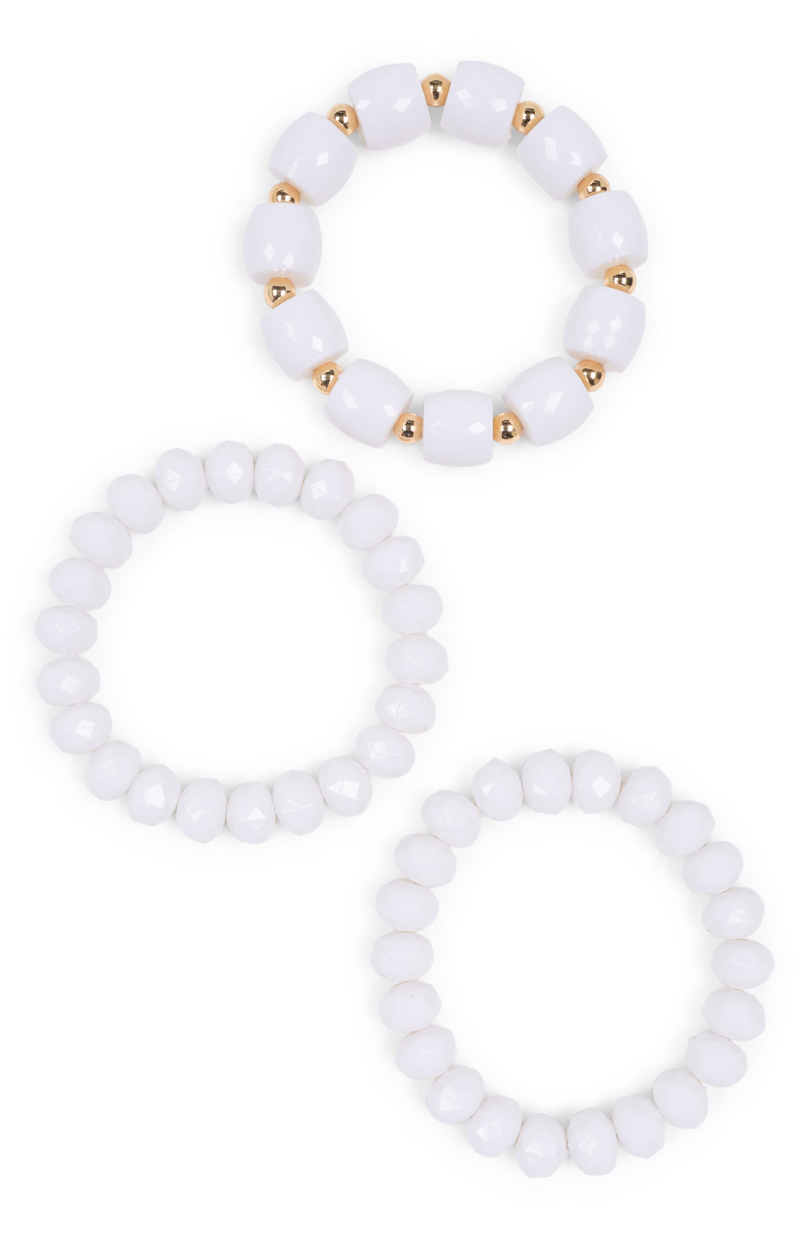 Tasha 3-Pack Beaded Stretch Bracelets | Nordstromrack