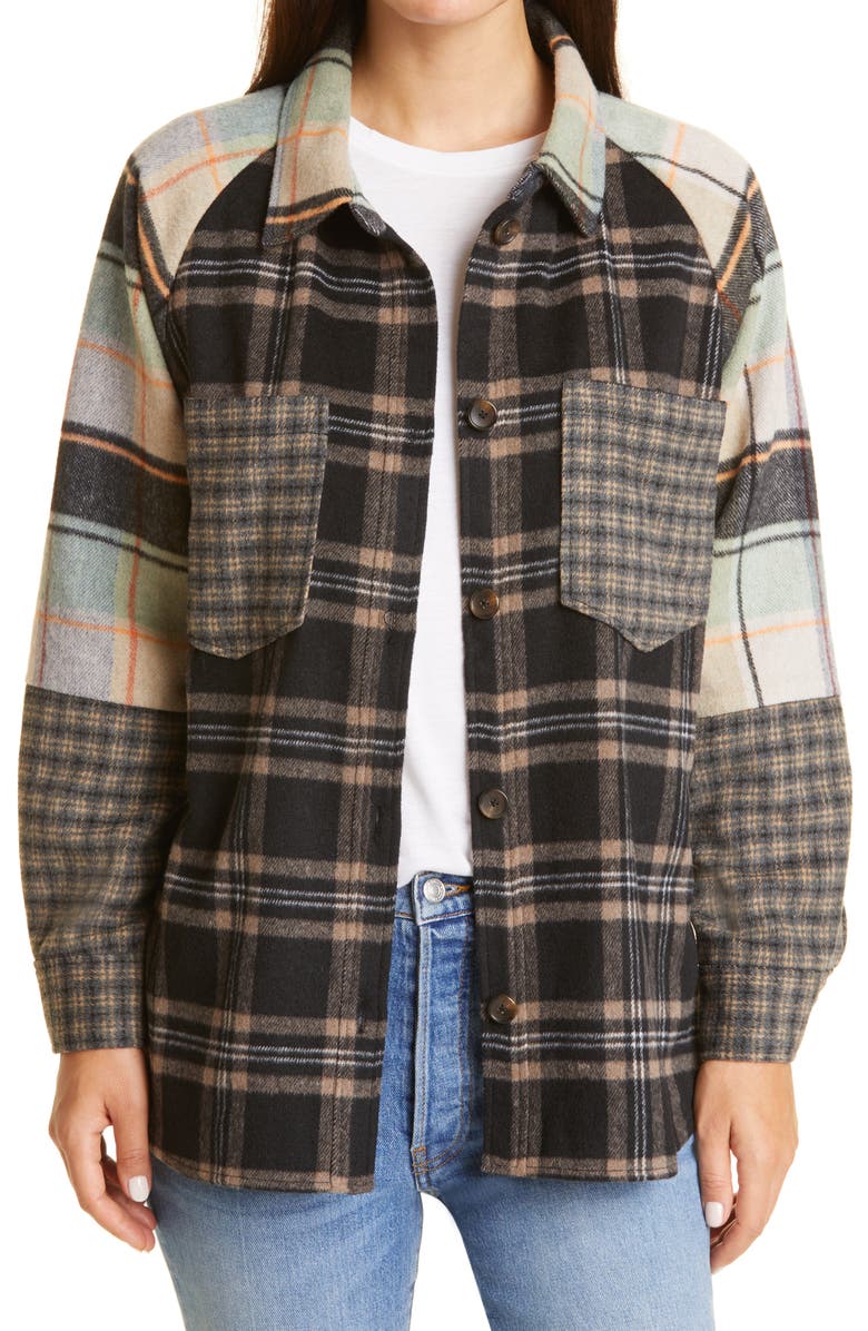 Rails Ridley Patchwork Flannel Shirt Jacket | Nordstromrack